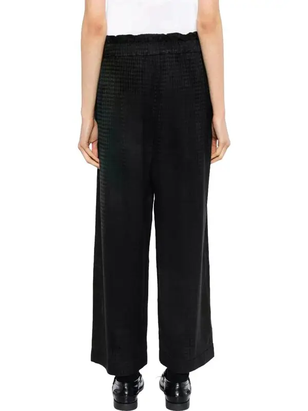 A TENTATIVE ATELIER Geisel A Trousers - Black