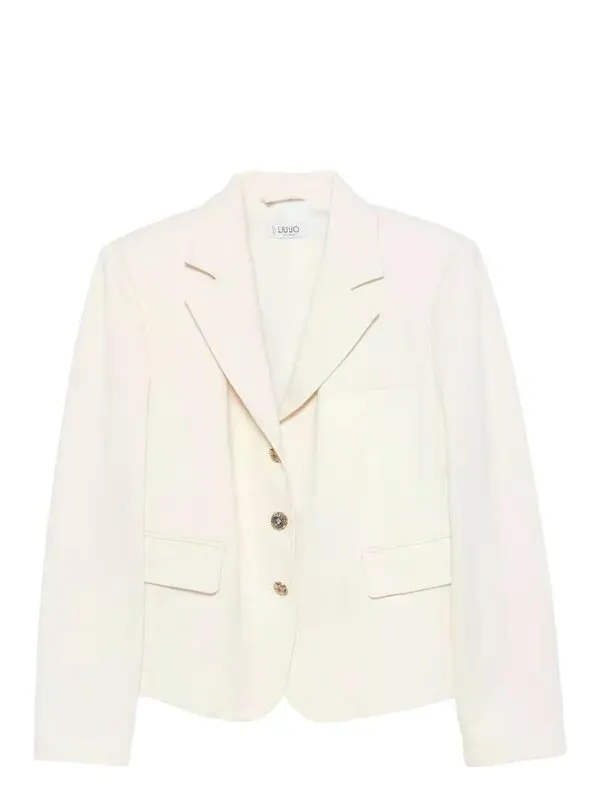 Liu Jo Embellished-button Blazer - Neutrals