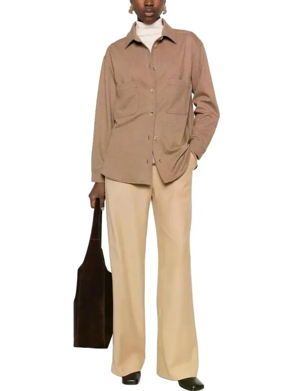 Herno Drawstring Wide-leg Trousers - Neutrals