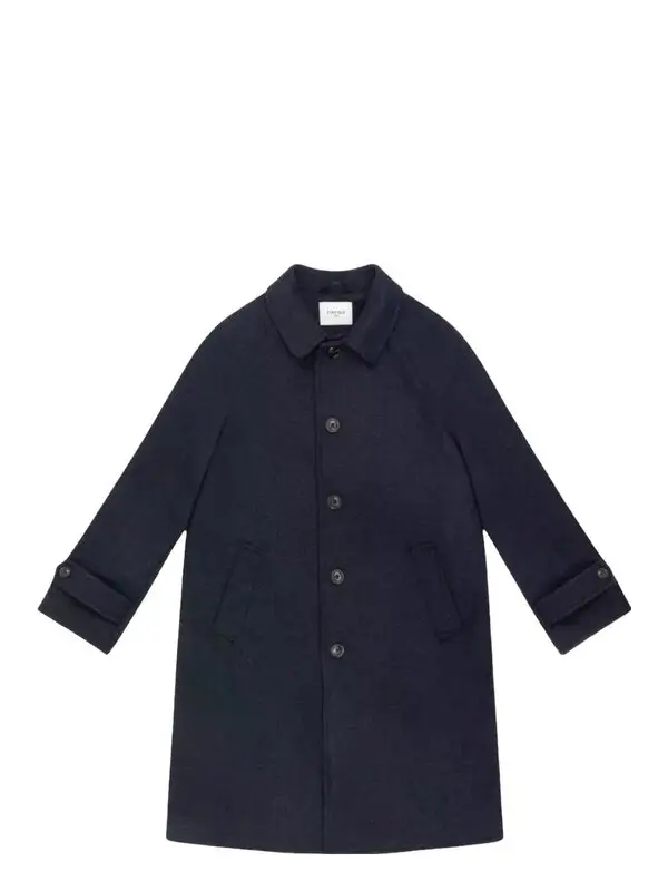 CIRCOLO 1901 Raglan-sleeve Button-up Coat - Blue
