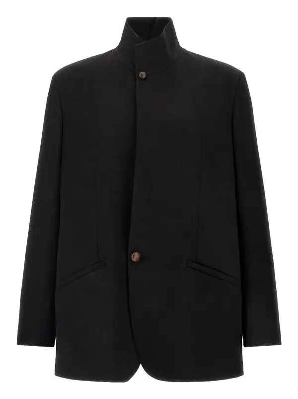 Zegna Wool Chore Jacket - Black