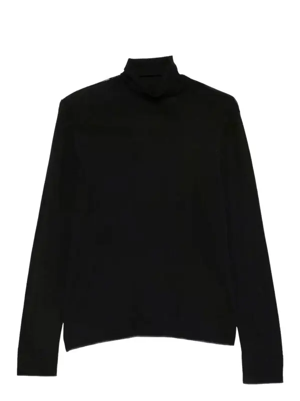 RÓHE Tie-fastening Roll-neck Sweater - Silver