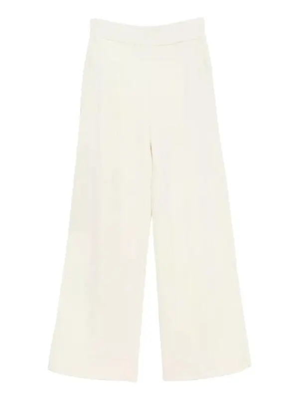 KUJTEN Dion Wide-leg Trousers - Neutrals