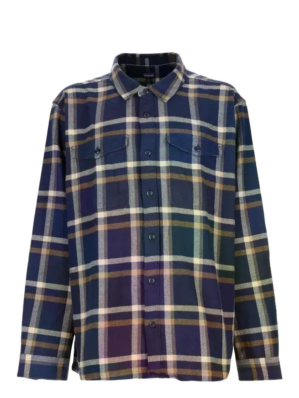 Patagonia Fjord Check-pattern Button-up Shirt - Blue