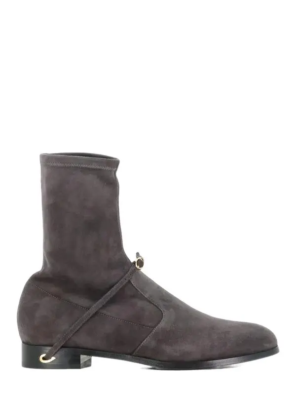 Jennifer Chamandi Carlo Suede Ankle Boots - Grey