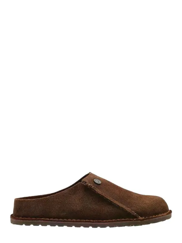 BIRKENSTOCK Zermatt Premium Suede-leather Mules - Brown