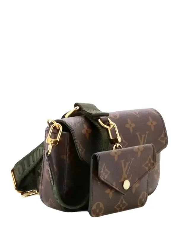 LOUIS VUITTON Felicie Strap & Go Handbag Monogram Canvas Crossbody Bag - Layered Monogram