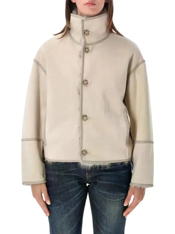URBANCODE Funnel-neck Reversible Jacket - Neutrals