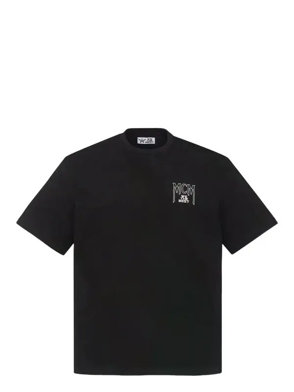 Mcm X We The Best Logo-print T-shirt - Black