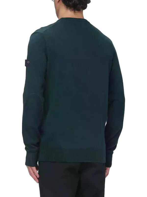 Peuterey Logo-patch Elbow-patch Sweater - Green