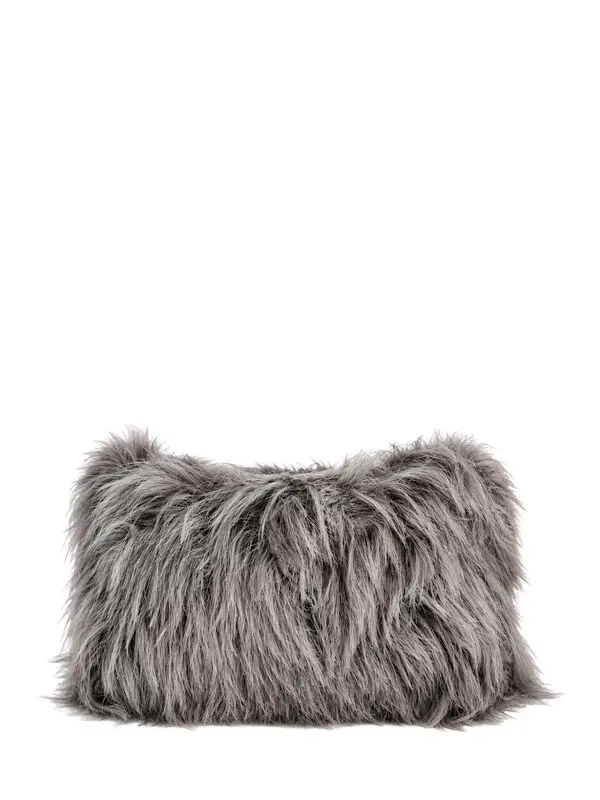 NUVV COLLECTION Hand Made Clutch Bag - Grey