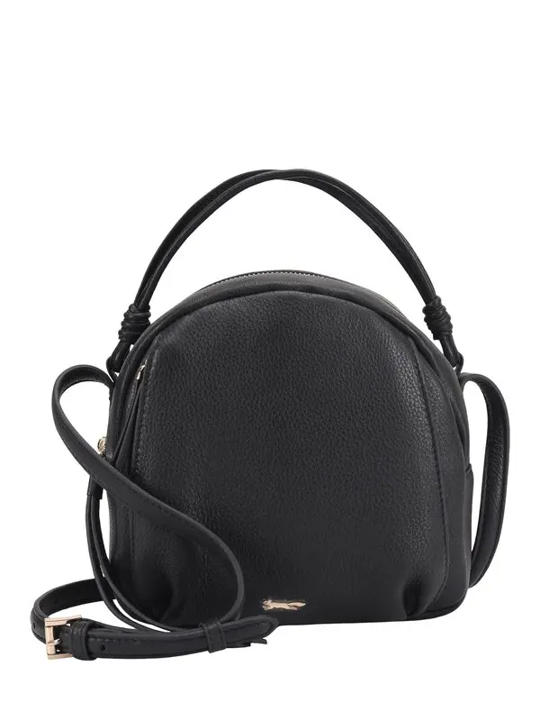 Paul Costelloe Pia Leather Crossbody Bag - Black