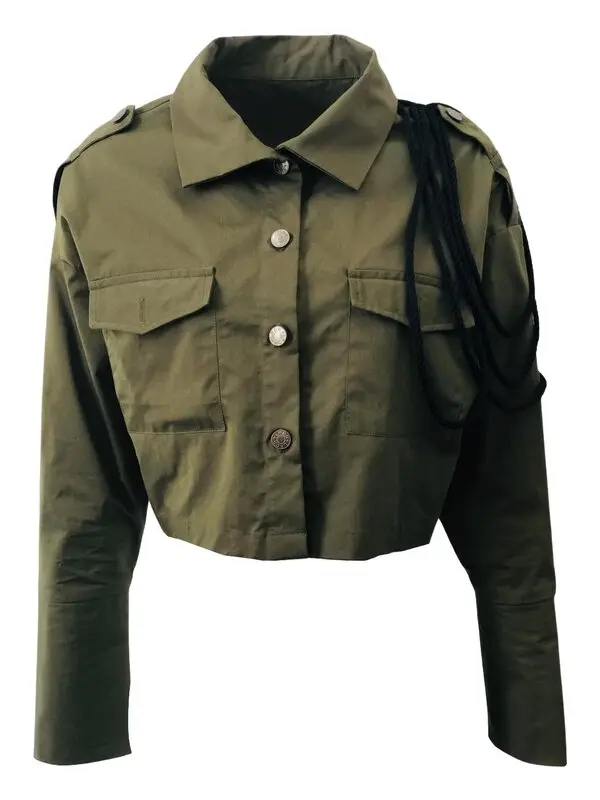 ARSHYS Olive Ropes Top - Green