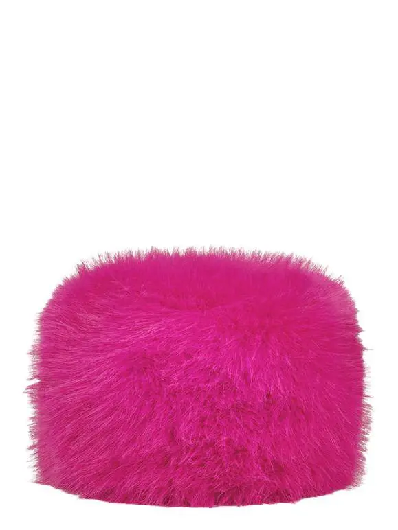 LE TRAP Gstaad Faux Fur Hat - Pink