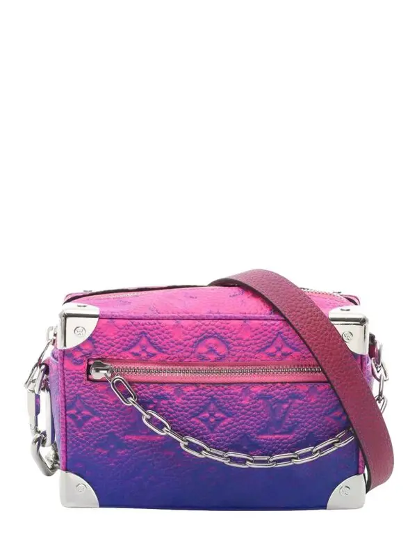 LOUIS VUITTON 2021-2026 Monogram Taurillon Illusion Mini Soft Trunk Crossbody Bag - Pink