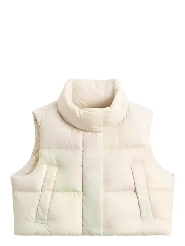 Woolrich Quilted High-neck Gilet - Neutrals