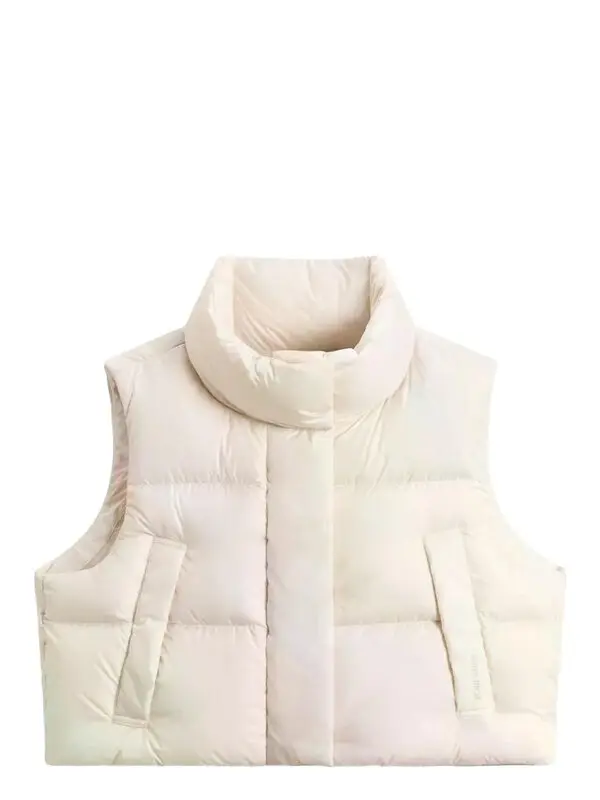 Woolrich Quilted High-neck Gilet - Neutrals