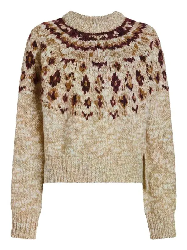 Proenza Schouler White Label Lizzy Fair Isle Sweater - Neutrals