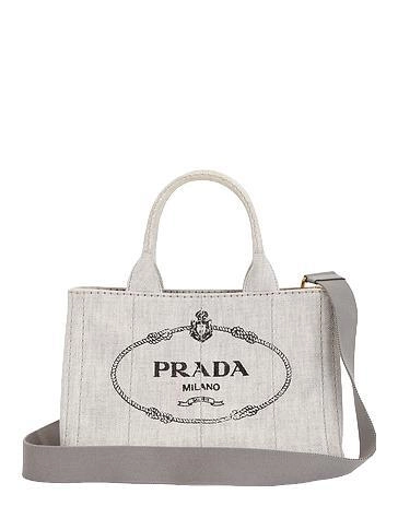 Prada Canapa Tote Bag - White