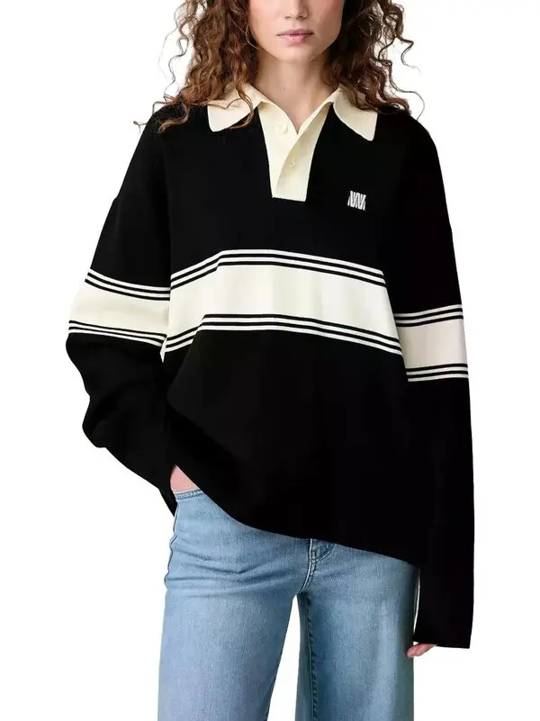WRSTBHVR Lev V2 Long-sleeve Polo Shirt - Black
