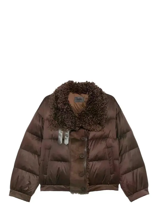Rudsak Shearling-trim Quilted Coat - Brown