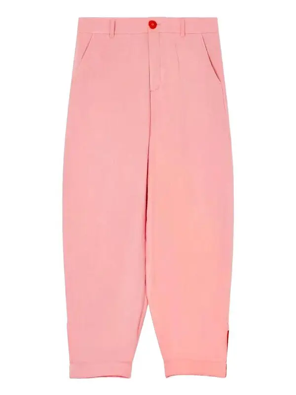 Giorgio Armani Button-fastening Tapered Trousers - Pink