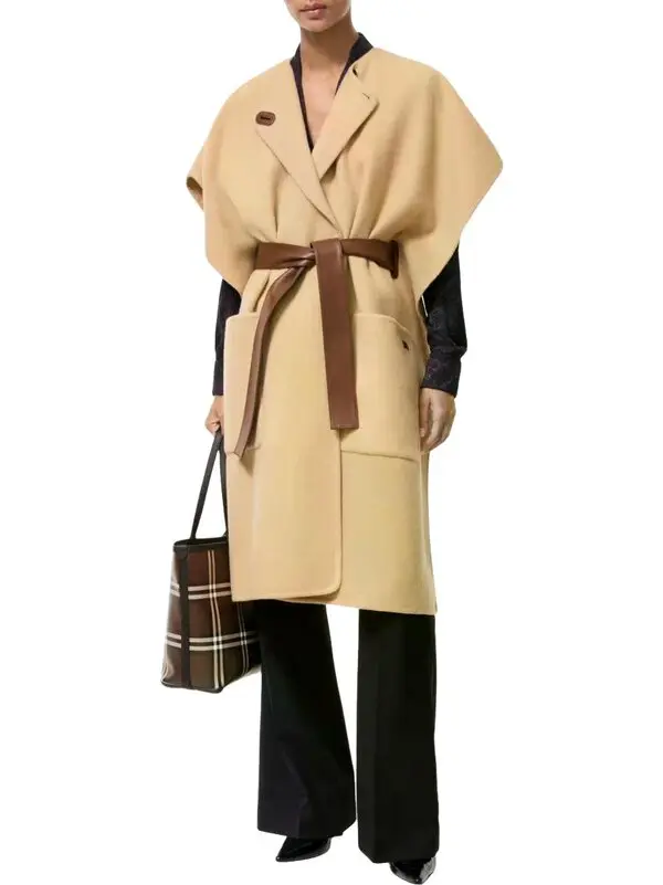 Burberry Cashmere Loe Cape - Neutrals