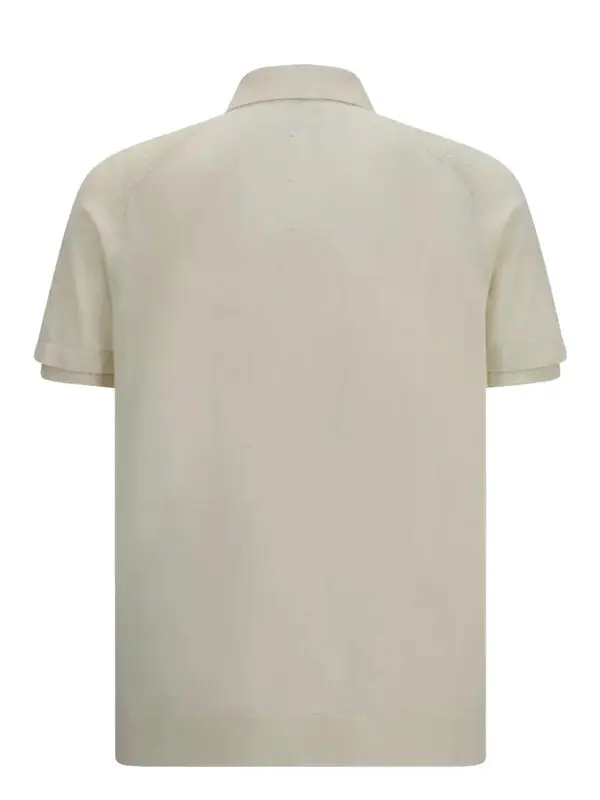Premiata Short-sleeve Polo Shirt - Neutrals
