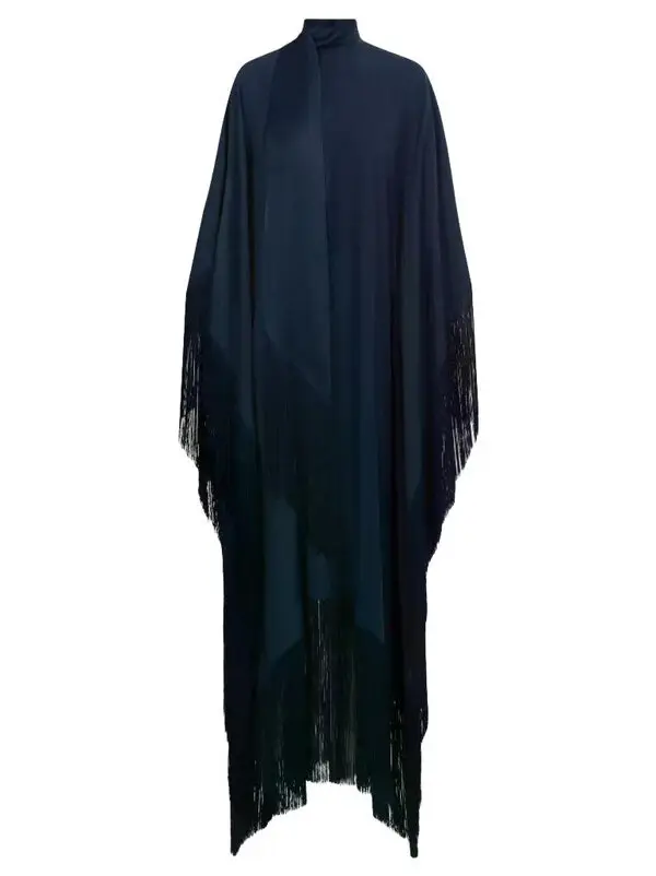 TALLER MARMO Mrs Ross Fringed Maxi Dress - Blue