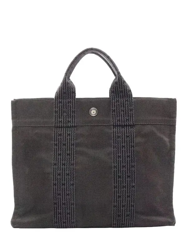 Hermès 1990-2010 Canvas Herline Pm Tote Bag - Grey