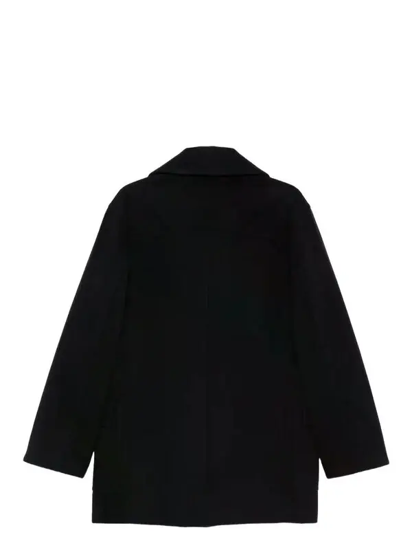 PALTO' Double-breasted Coat - Black