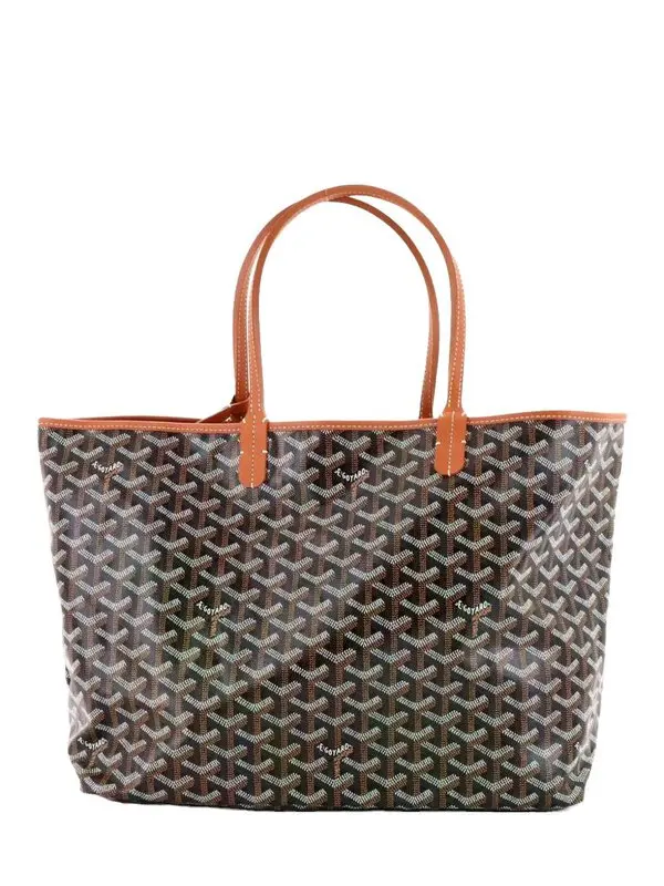 Goyard Saint Louis Coated Canvas Pm Tote Bag - Brown