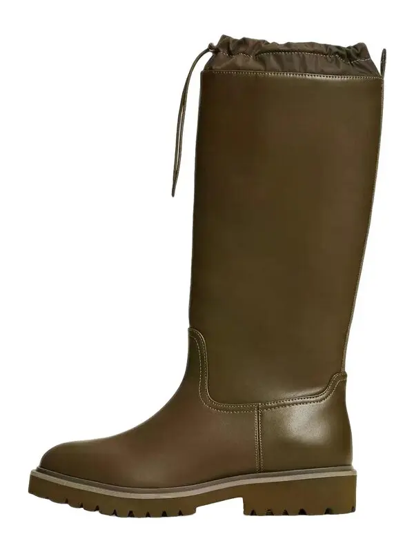 TWINSET Wellington Boots With Drawstring - Green