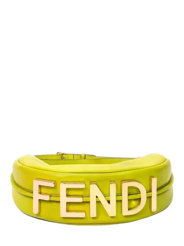Fendi Small Fendigraphy Handbag - Yellow