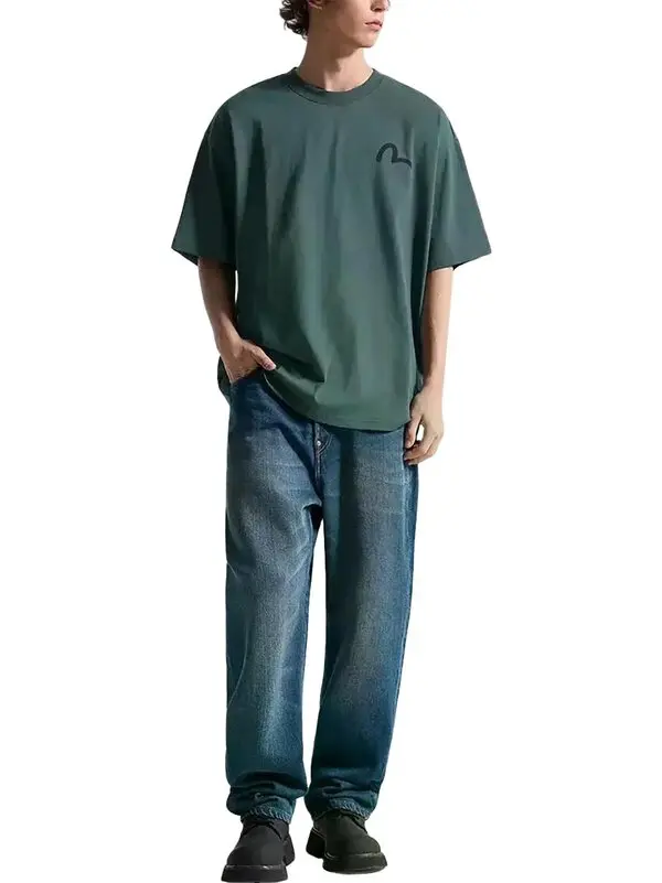 EVISU Logo-print T-shirt - Green