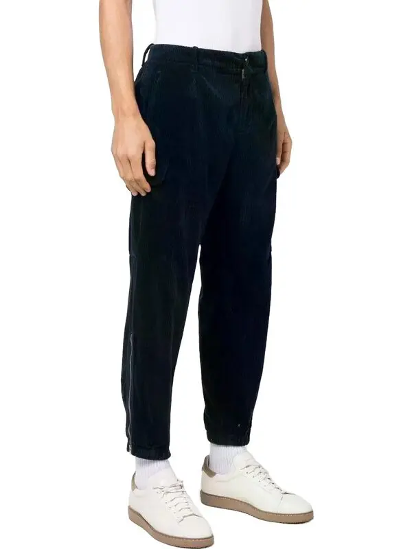 Brunello Cucinelli Cargo Corduroy Trousers - Blue