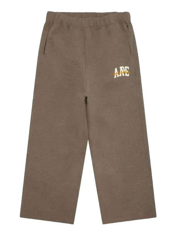 AAPE BY *A BATHING APE Logo-print Reversible Track Pants - Brown