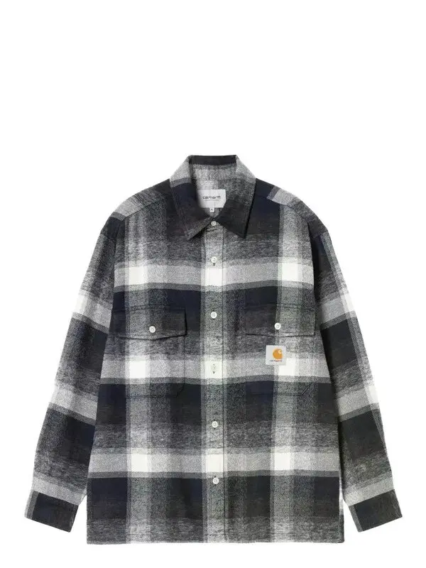 Carhartt Work In Progress Esterson Check Shirt - Blue