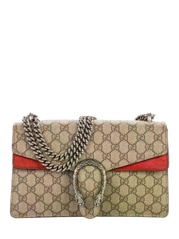 Gucci Small Dionysus Gg Supreme Shoulder Bag - Neutrals