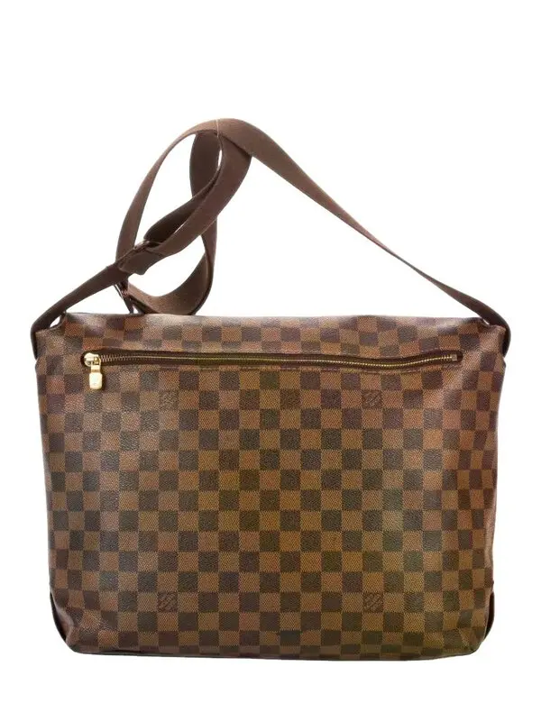 LOUIS VUITTON Mm Brooklyn Damier Ébène Crossbody Bag - Brown