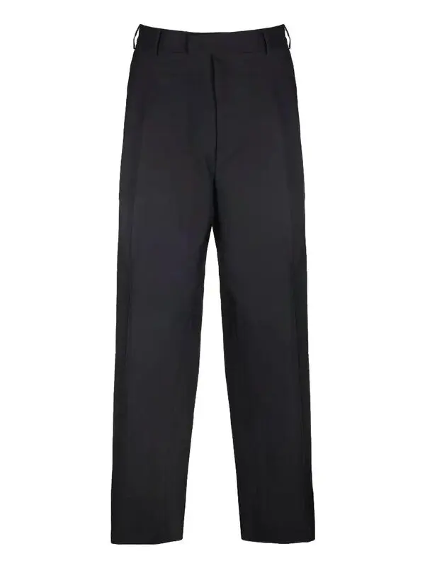 BE ABLE Pleated Side-buckle Trousers - Black