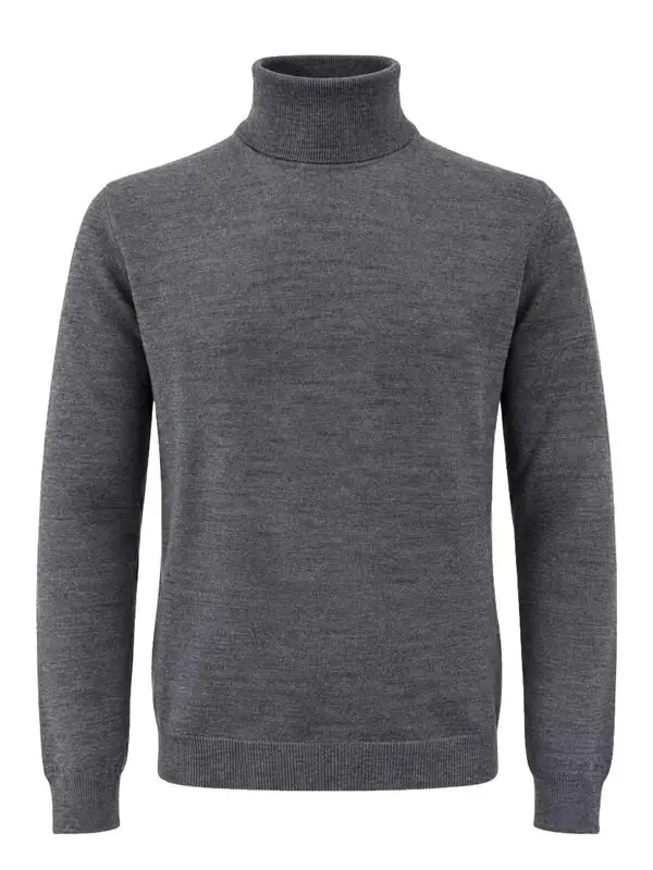FRANZESE COLLECTION Stefano De Martino Turtleneck Sweater - Grey
