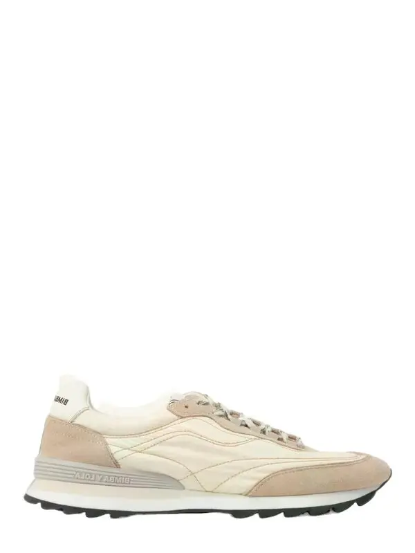 Bimba Y Lola Sneakers 23 Suede And Cream Fabric - Neutrals