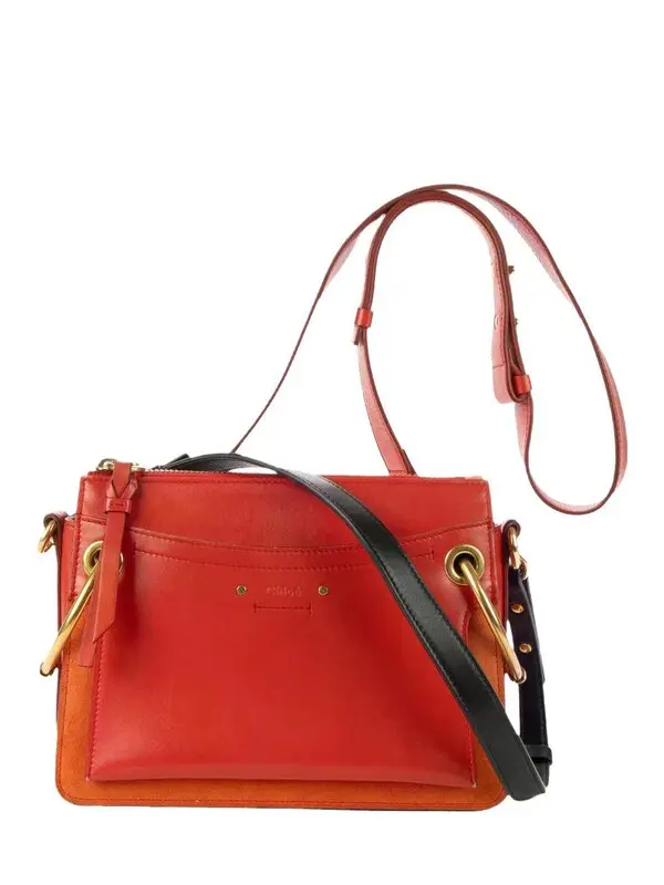 Chloé Small Roy Leather Cross Body Bag - Red