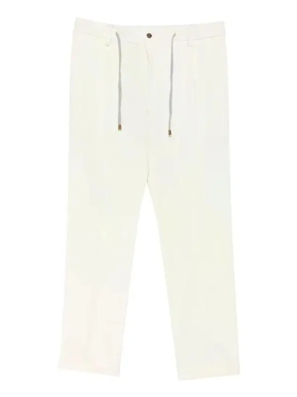 ARTE ANTWERP Pleated Drawstring Trousers - Neutrals