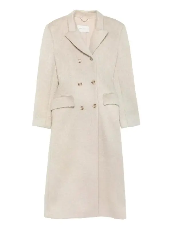 Magda Butrym Double-breasted Coat - Neutrals