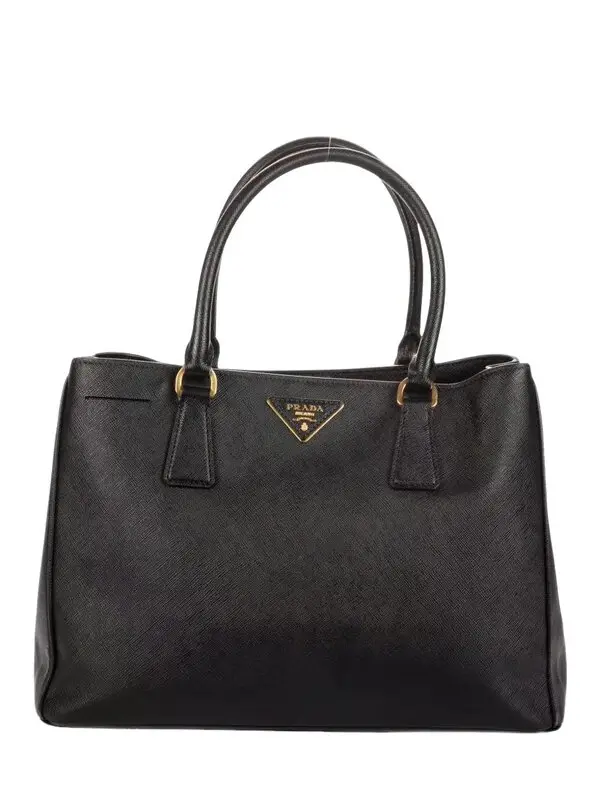 Prada Galleria Leather Tote Bag - Black
