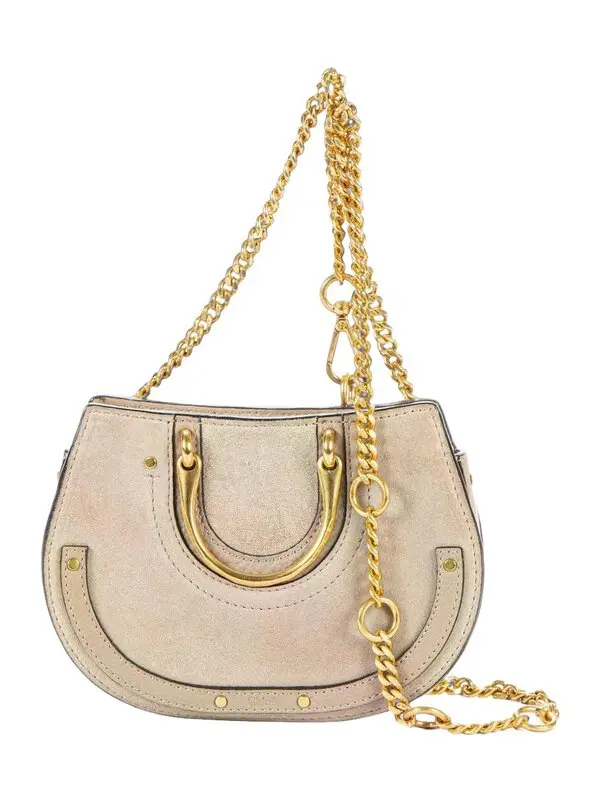 Chloé Mini Pixie Shoulder Bag - Neutrals