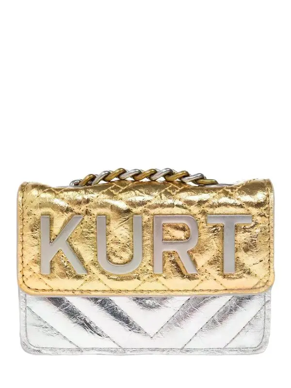 Kurt Geiger Micro Kensington Shoulder Bag - Gold