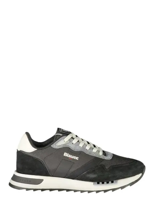 BLAUER. Panelled Ryder Sneakers - Black
